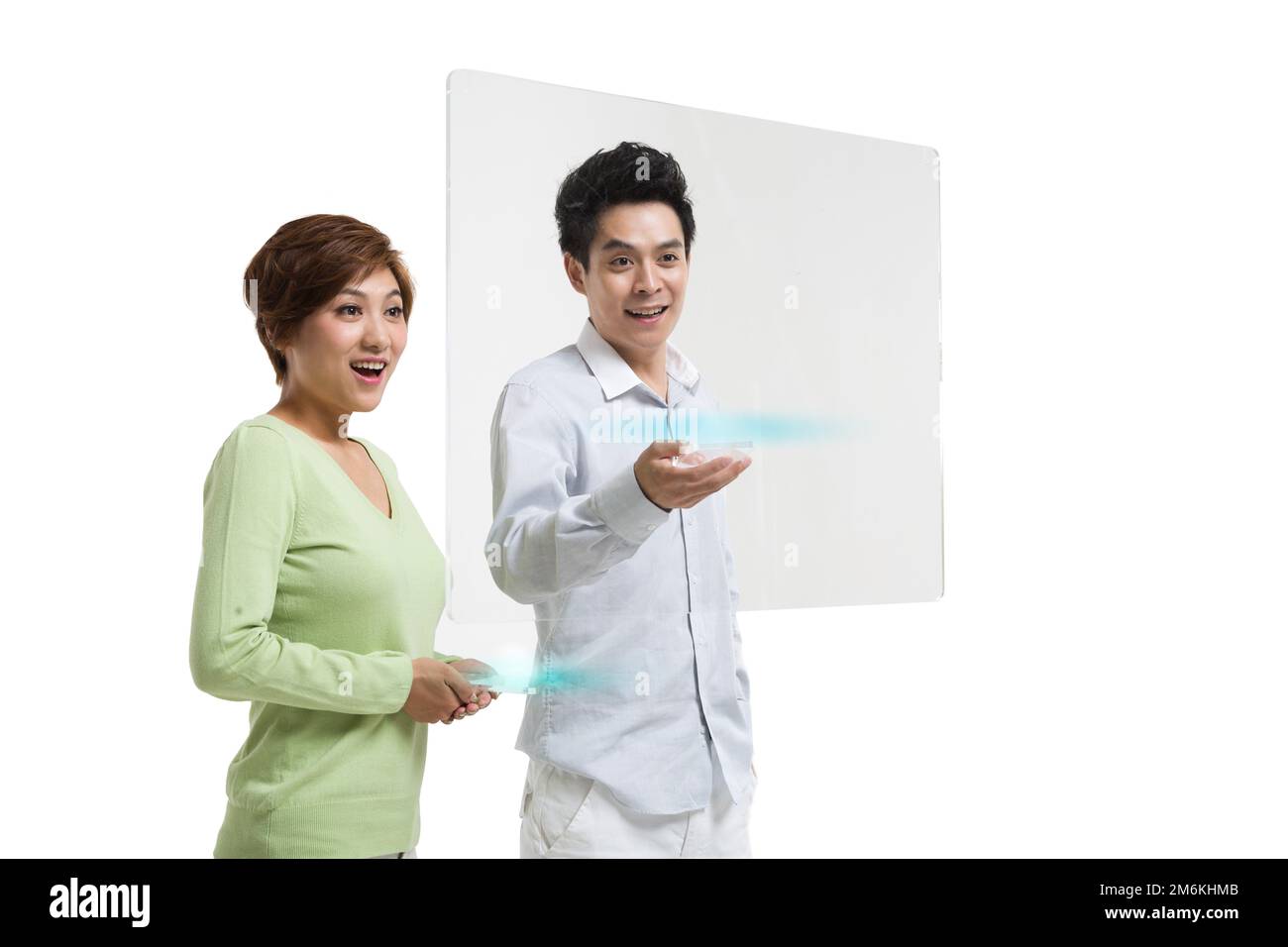 Young family in science hi-res stock photography and images - Alamy