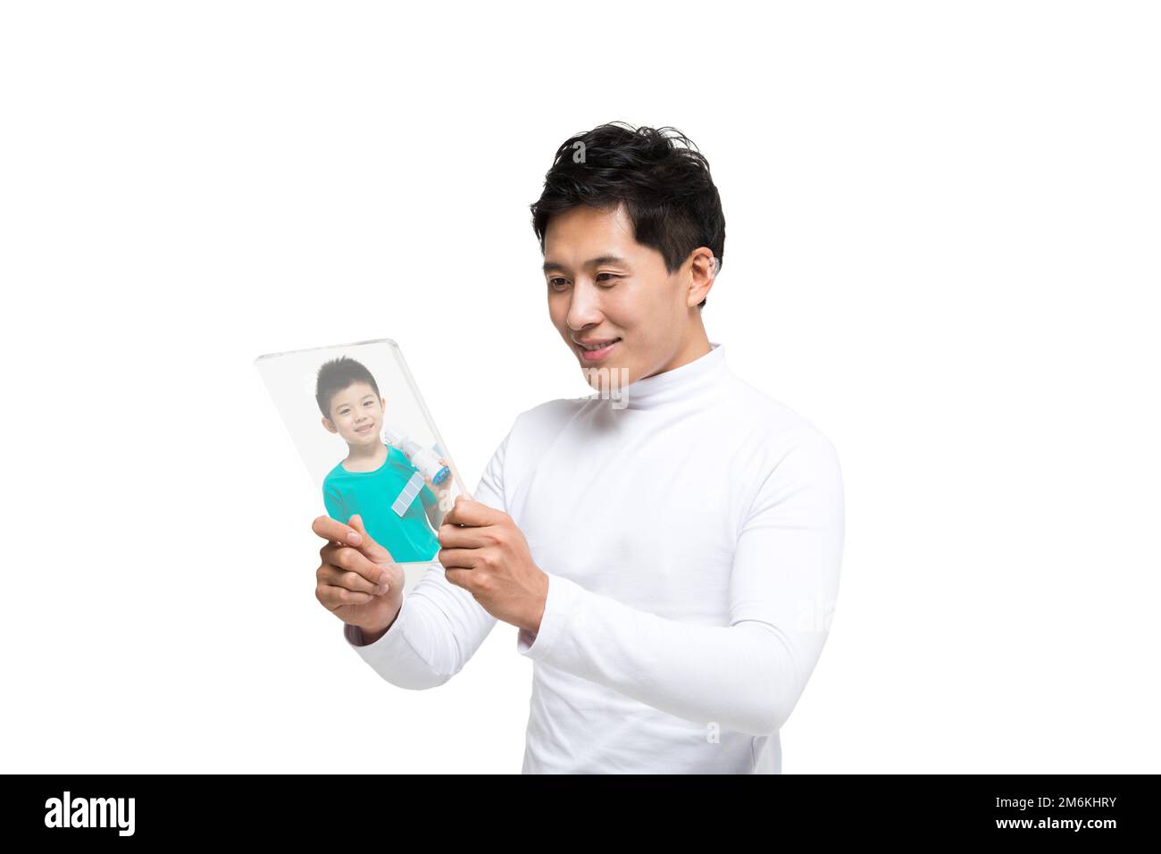 The youth man life science and technology Stock Photo - Alamy