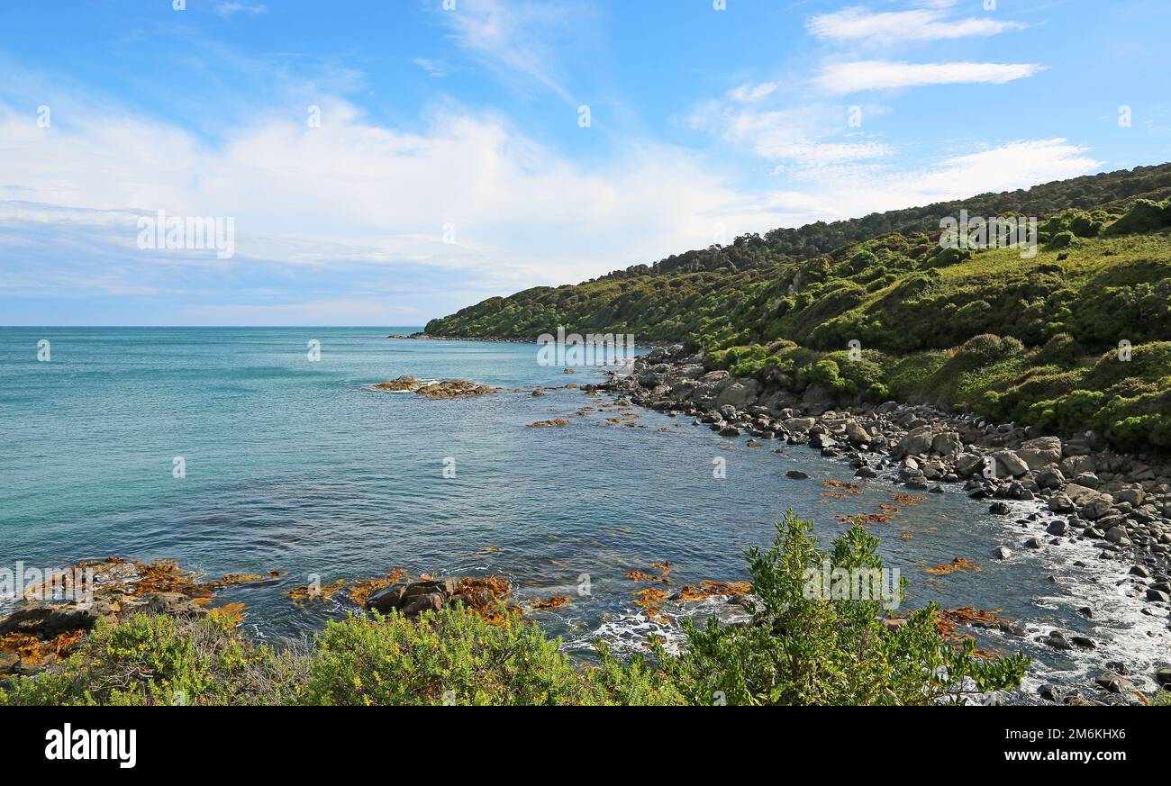 Stirling Point - New Zealand Stock Photo - Alamy