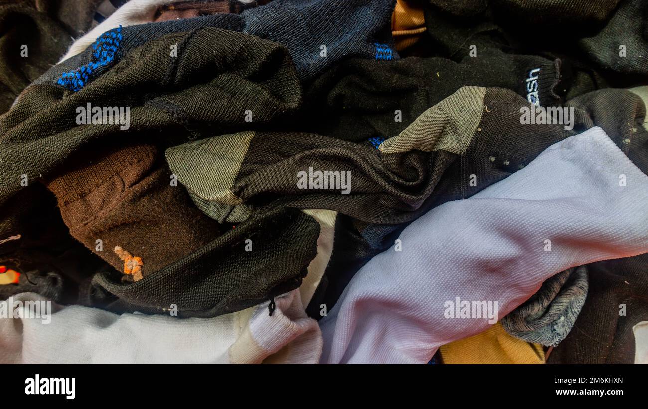 pile of socks as background Stock Photo - Alamy