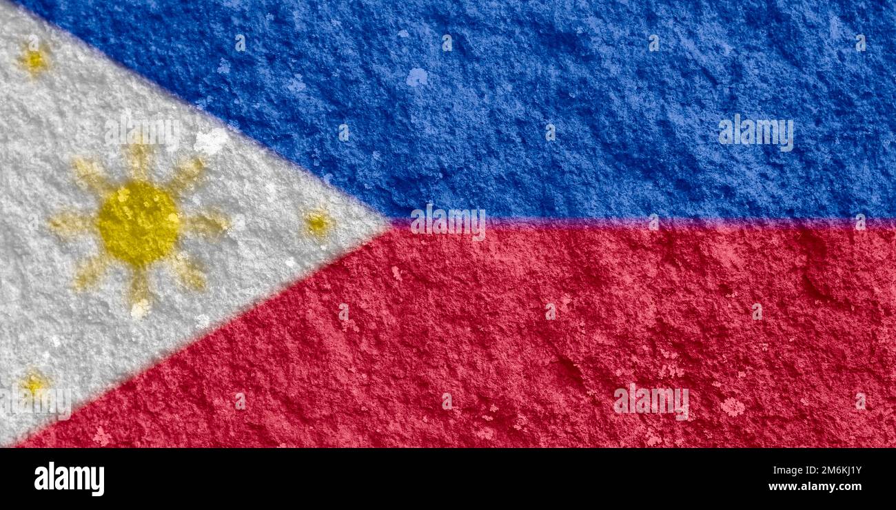 Philippine flag texture as background Stock Photo - Alamy