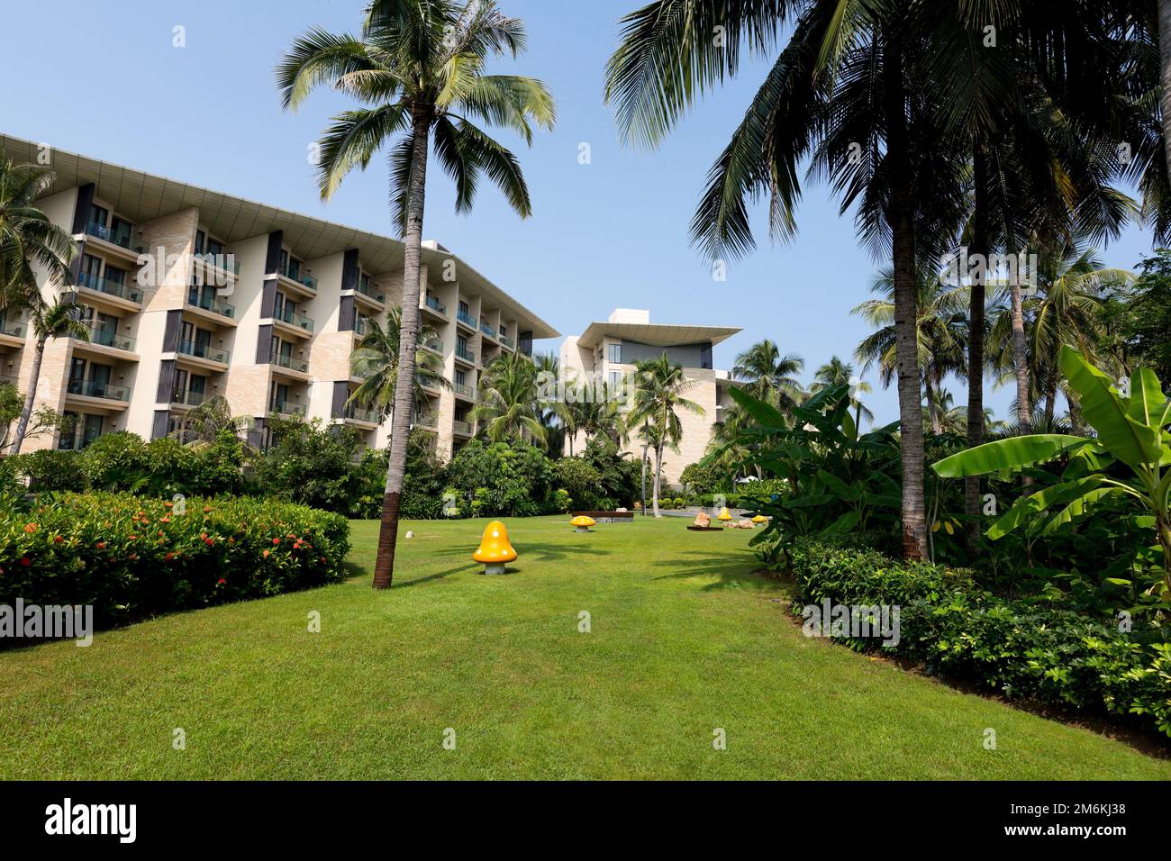 Sanya, hainan garden hotel Stock Photo - Alamy