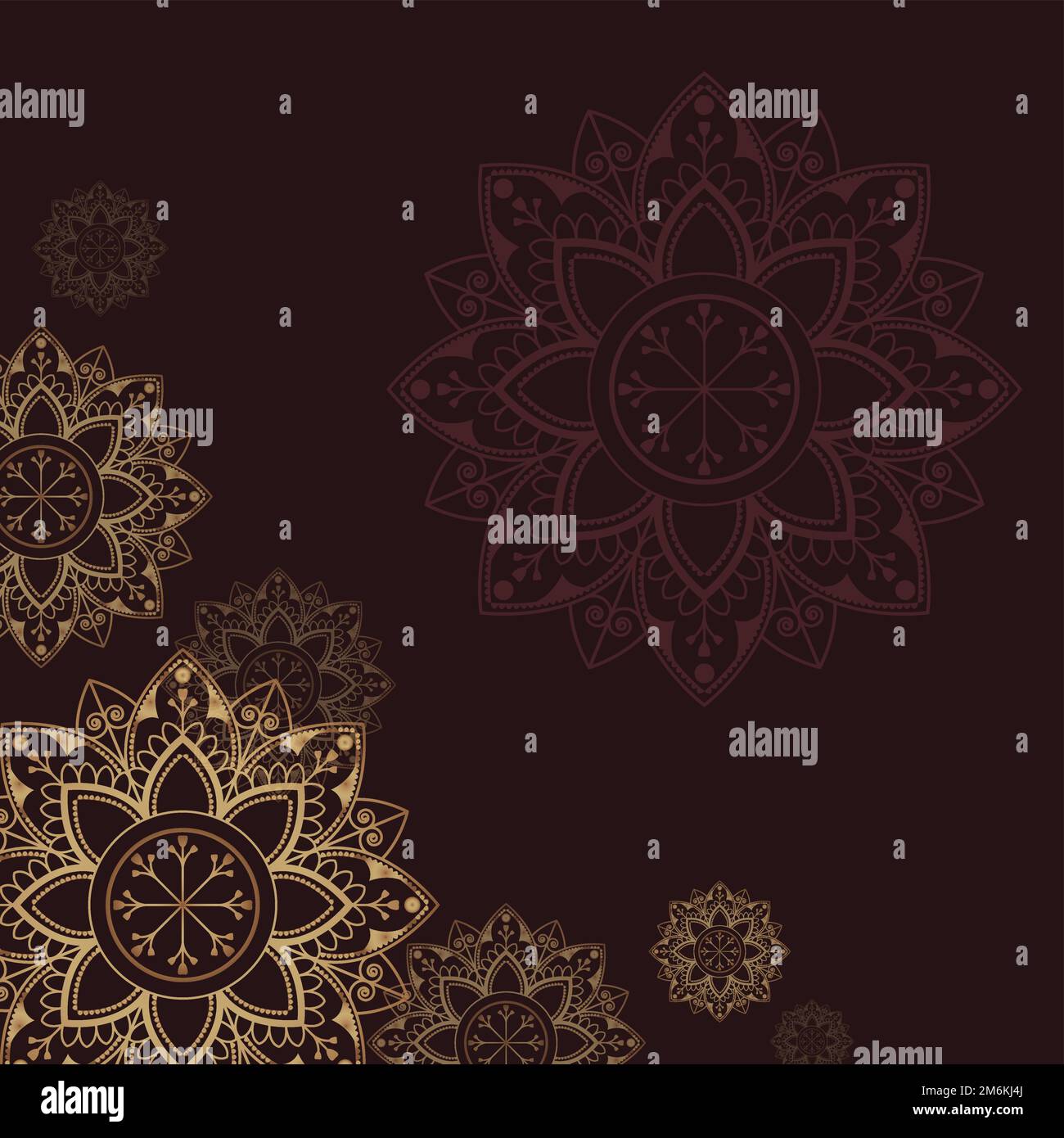 Eid mubarak lotus background vector Stock Vector Image & Art - Alamy