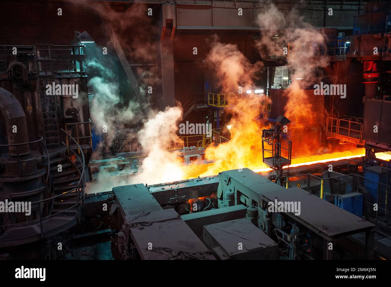 Steel production factory red metal hi-res stock photography and images ...