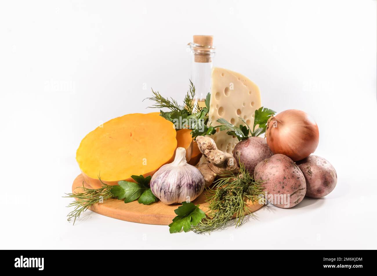 Food ingredients potato casserole hi-res stock photography and images ...