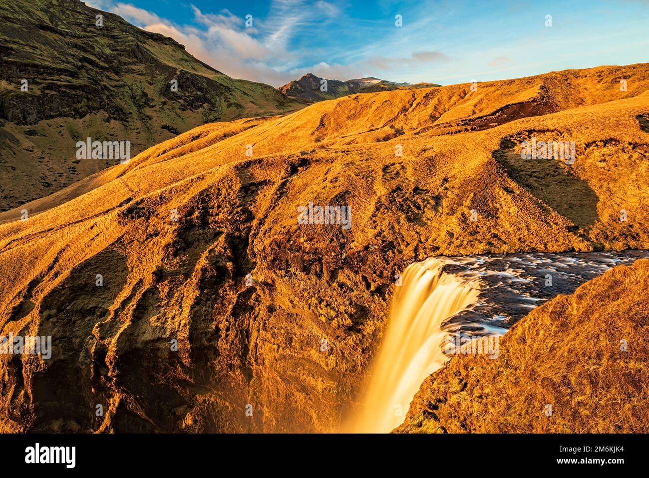 Skogafoss waterfall, Iceland Stock Photo - Alamy