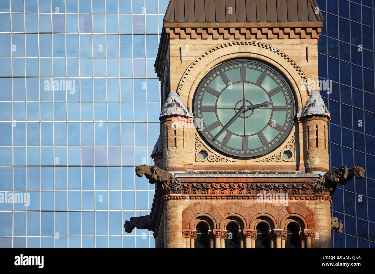 Old city hall watch - Toronto Stock Photo - Alamy