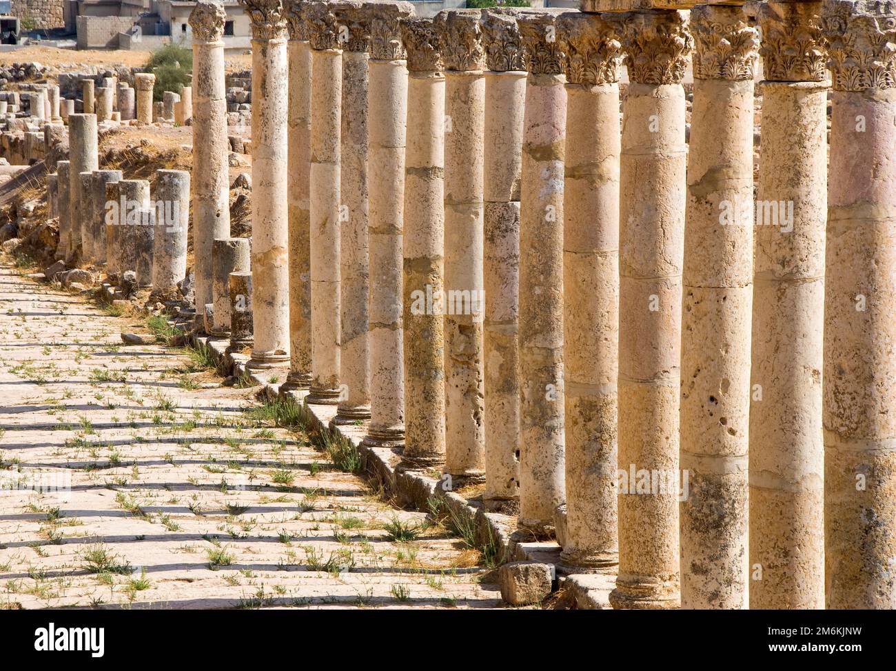 Pathway with columns hi-res stock photography and images - Alamy