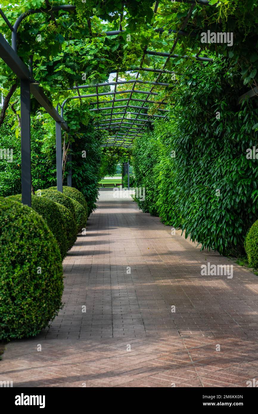 Rural park decoration Stock Photo - Alamy