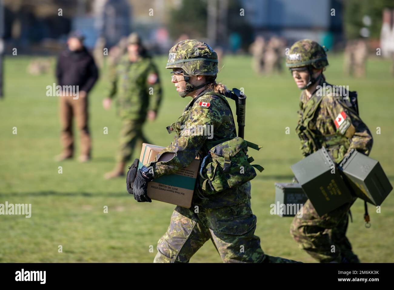 Cadets from the Royal Military College of Canada compete during ...