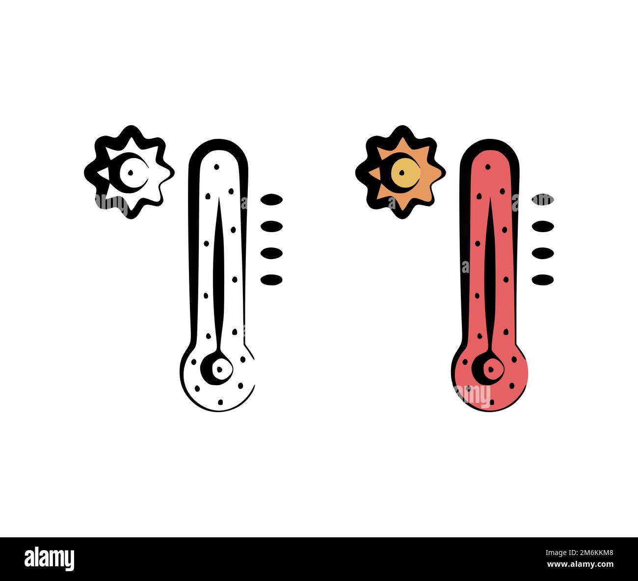 High Fever Thermometer Clip Art