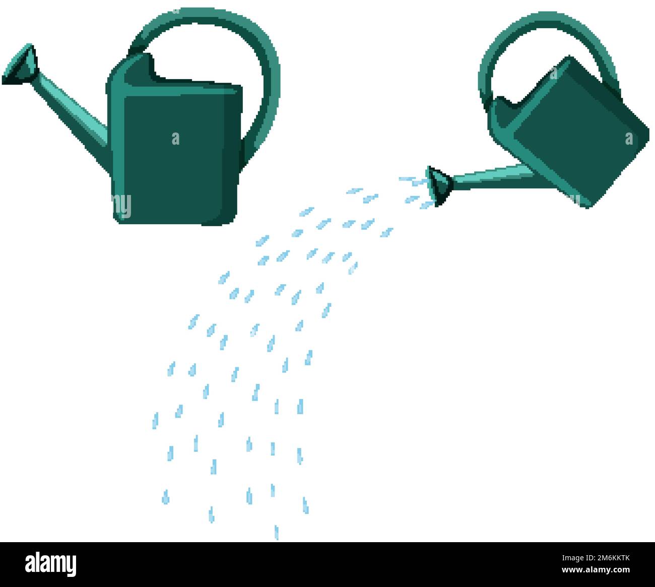 Set of watering can isolated illustration Stock Vector Image & Art - Alamy