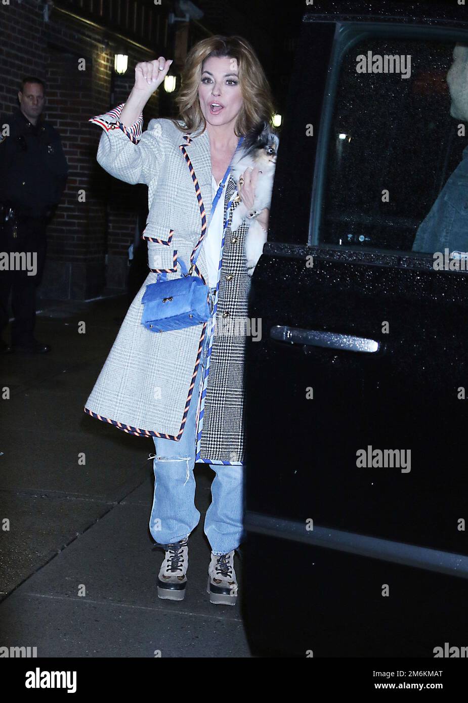 Celebrities At `The Late Show With Stephan Colbert` Show Studios ...