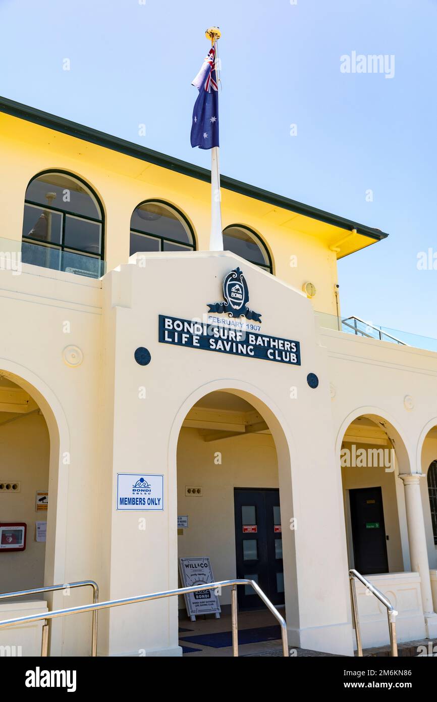 Bondi surf bathers life saving club house building, the worlds oldest ...