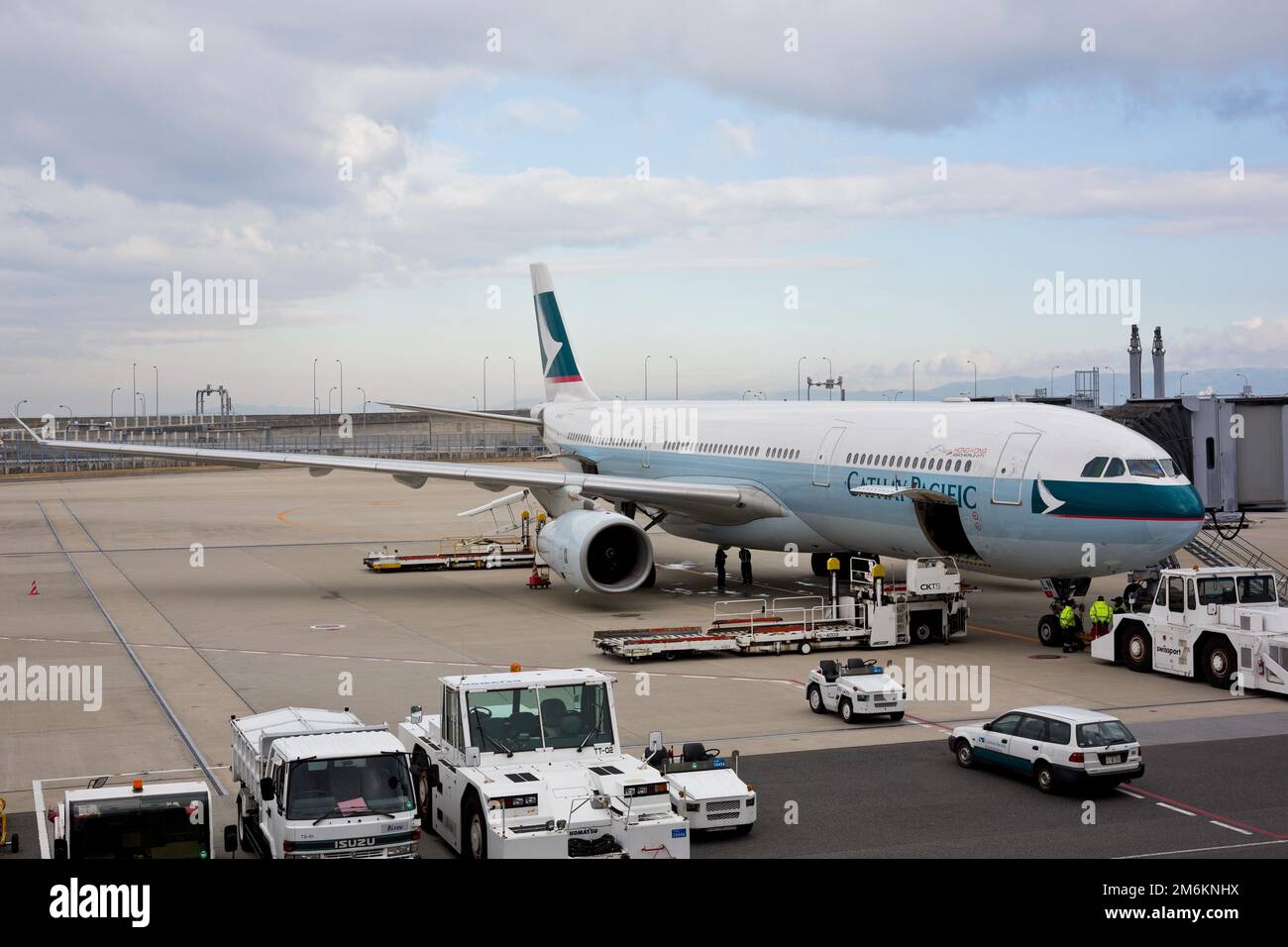The airport tarmac Stock Photo - Alamy