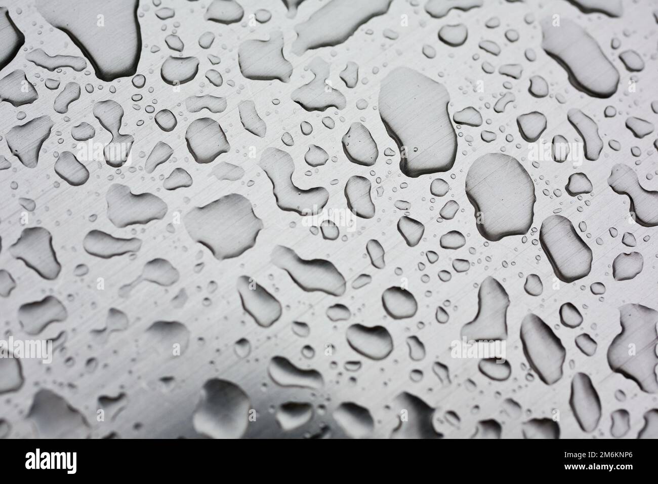 Water droplets on the surface of glass Stock Photo - Alamy