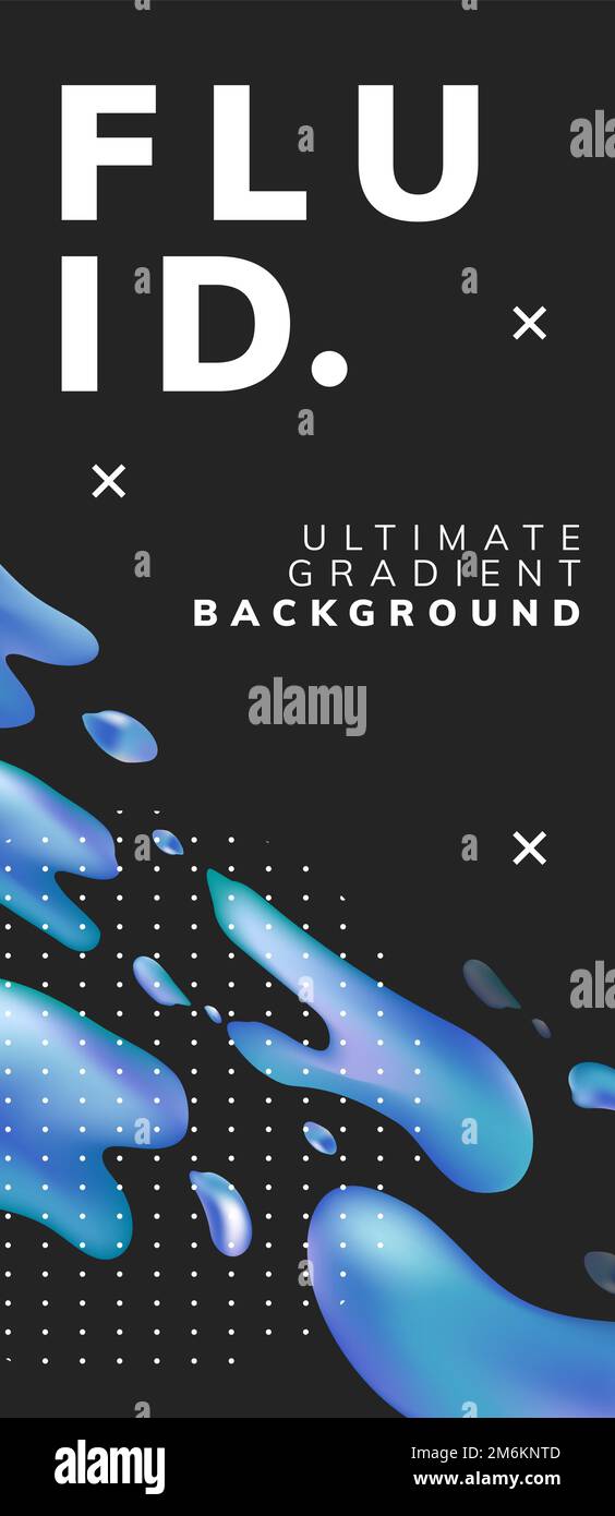 Colorful fluid gradient banner vector Stock Vector Image & Art - Alamy