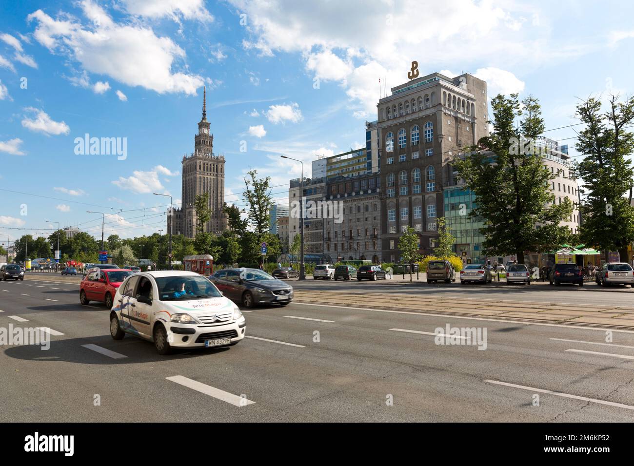 Warsaw, Poland city landscape Stock Photo - Alamy