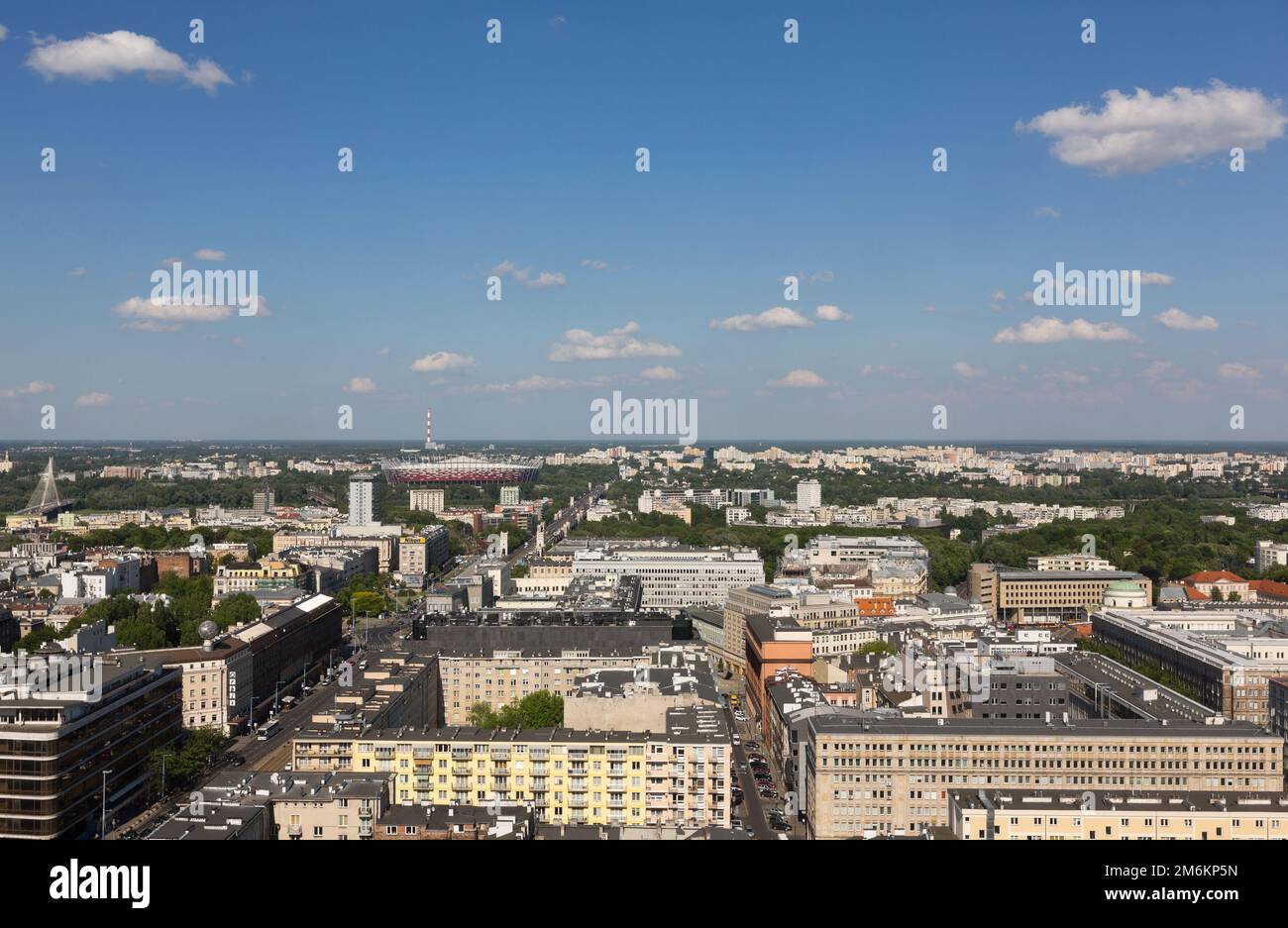 Warsaw, Poland city landscape Stock Photo - Alamy