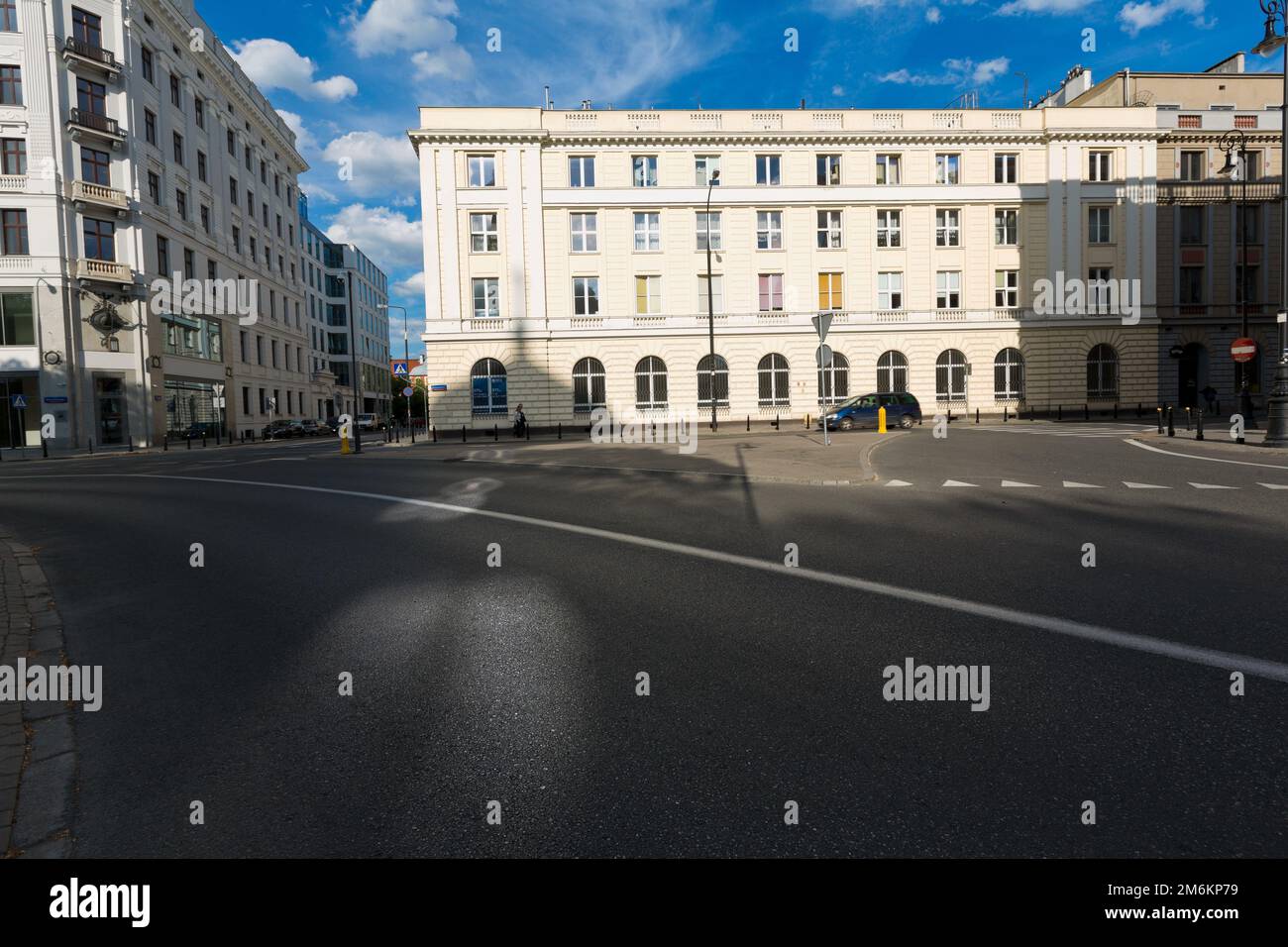 Warsaw, Poland city landscape Stock Photo - Alamy