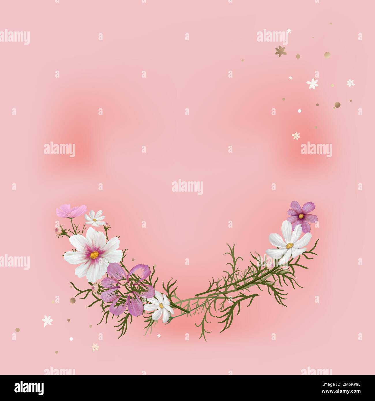 Blooming floral Stock Vector Images - Alamy