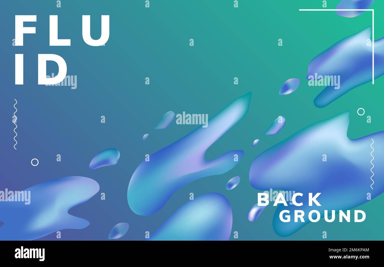 Colorful fluid gradient background vector Stock Vector Image & Art - Alamy