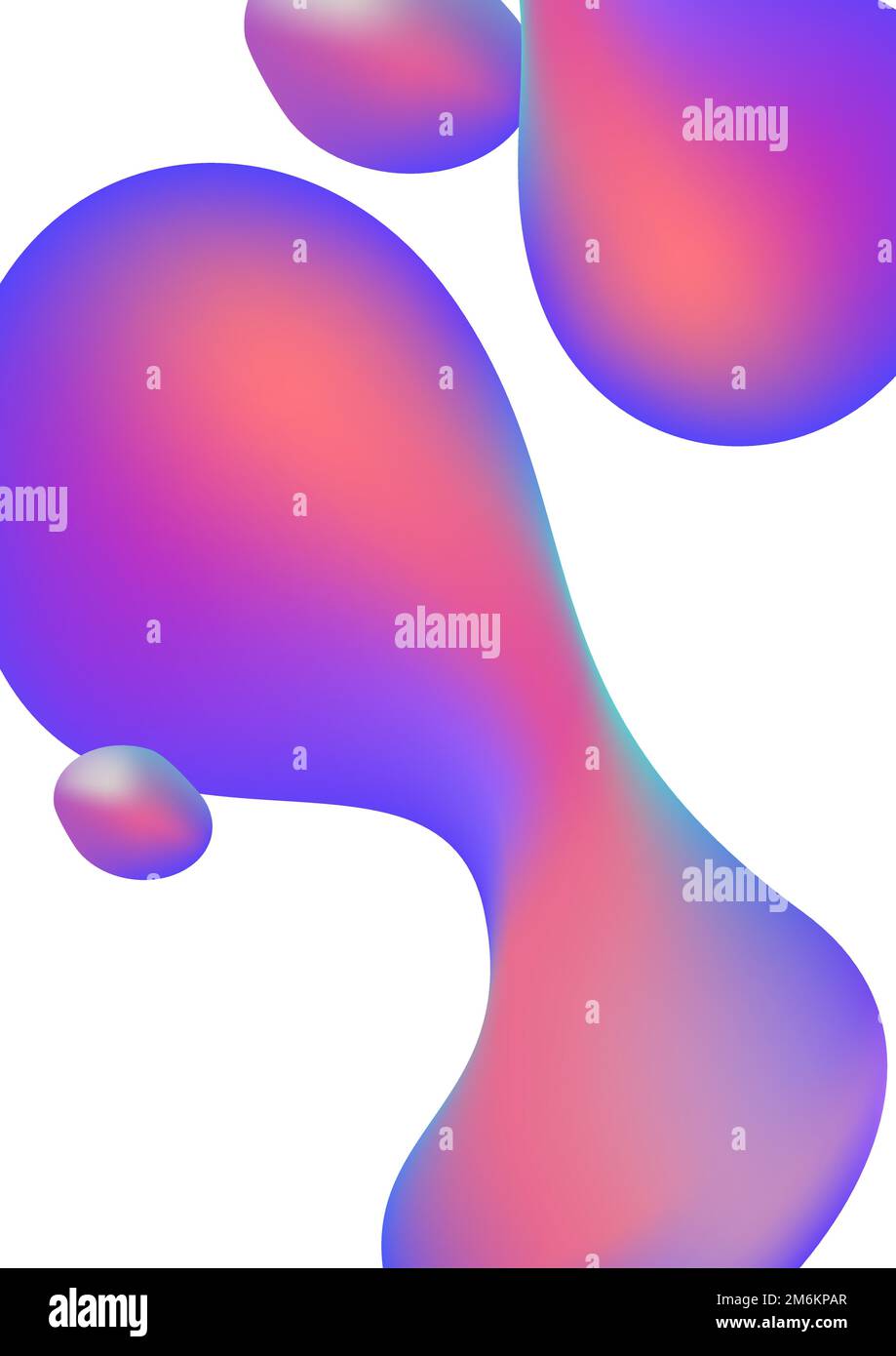 Colorful fluid gradient background vector Stock Vector Image & Art - Alamy