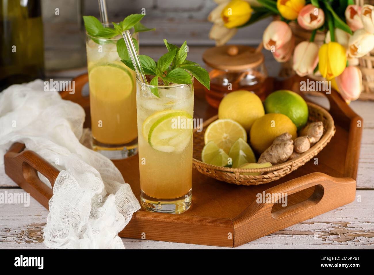 Ginger lemon margarita hi-res stock photography and images - Alamy