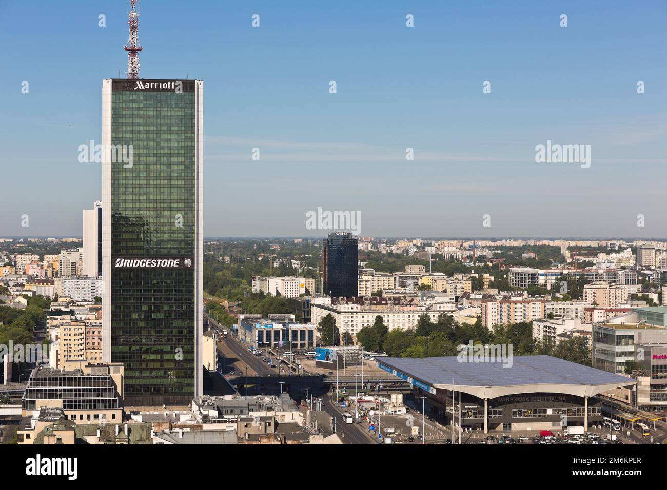 Warsaw, Poland city landscape Stock Photo - Alamy