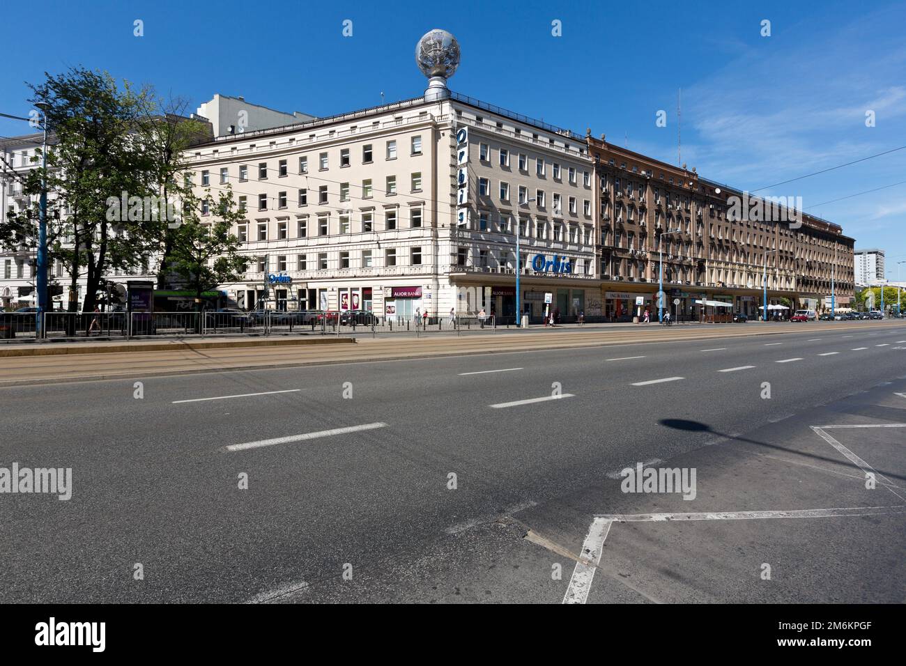 Warsaw, Poland city landscape Stock Photo - Alamy