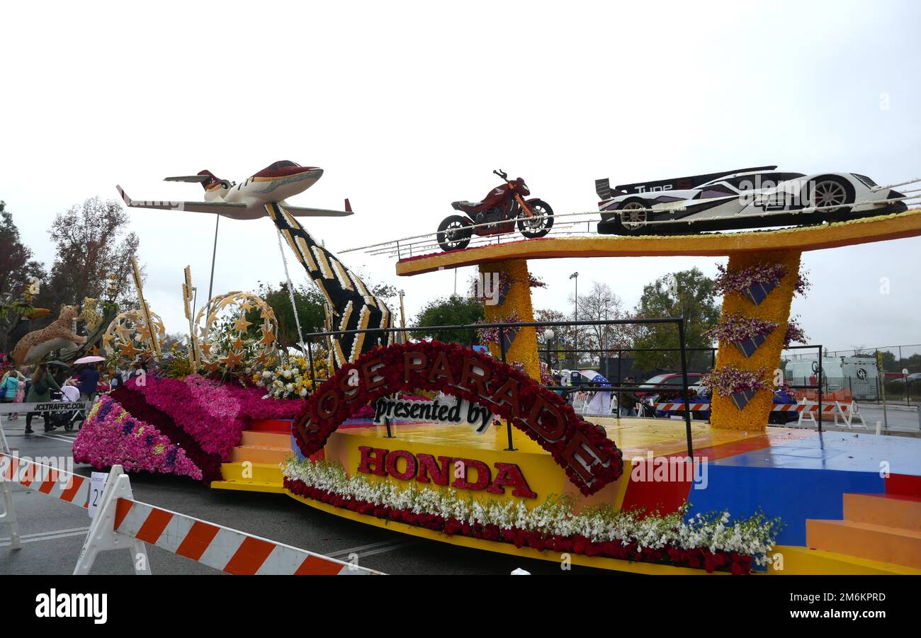 Pasadena, California, USA 3rd January 2023 Rose Parade Floats on ...