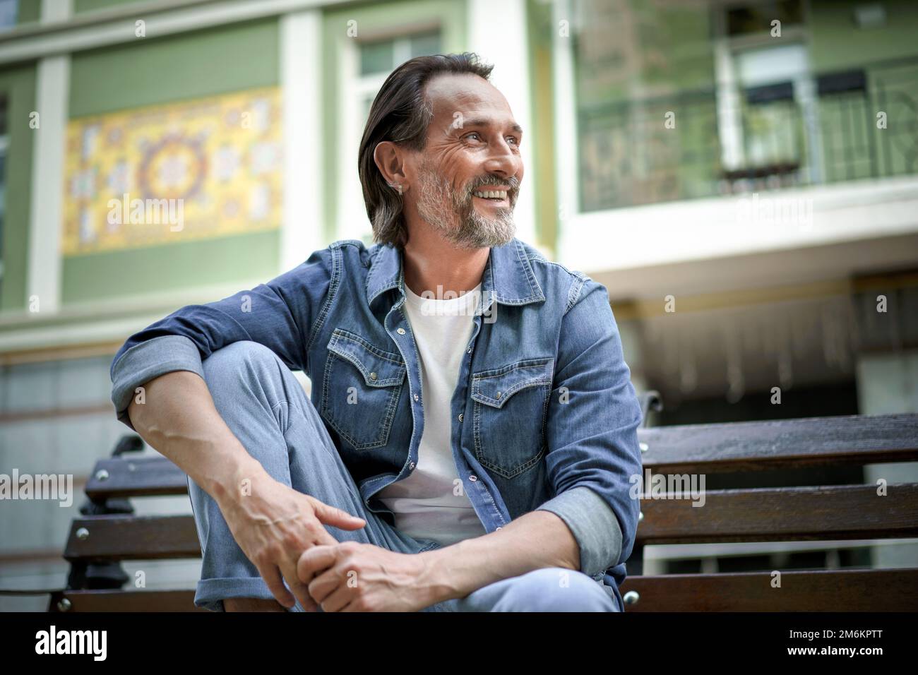 Smiling Middle Aged Man