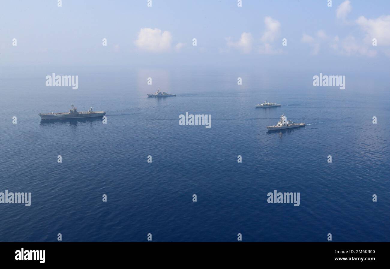 220430-N-CE463-1178 GULF OF ADEN (April 30, 2022) Amphibious command ...