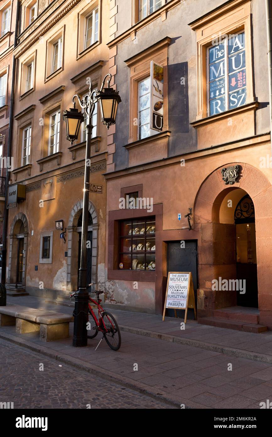 The old city landscape Warsaw, Poland Stock Photo - Alamy