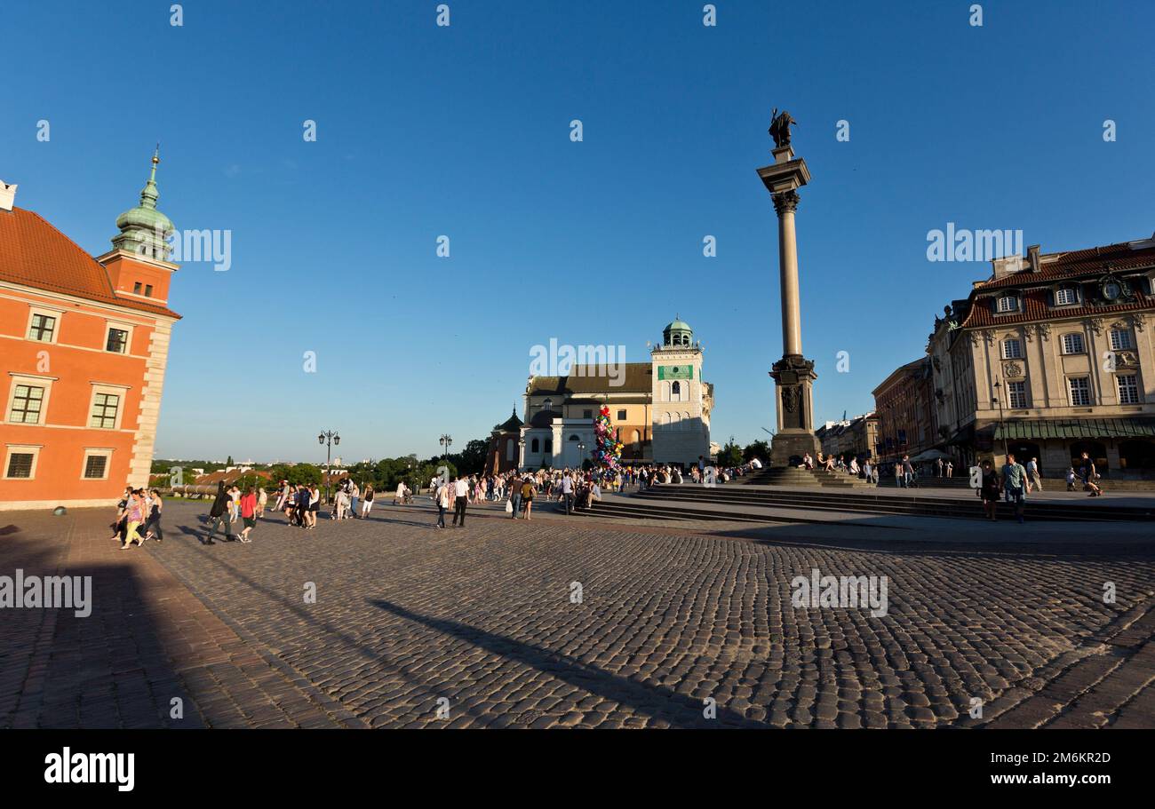 The old city landscape Warsaw, Poland Stock Photo - Alamy