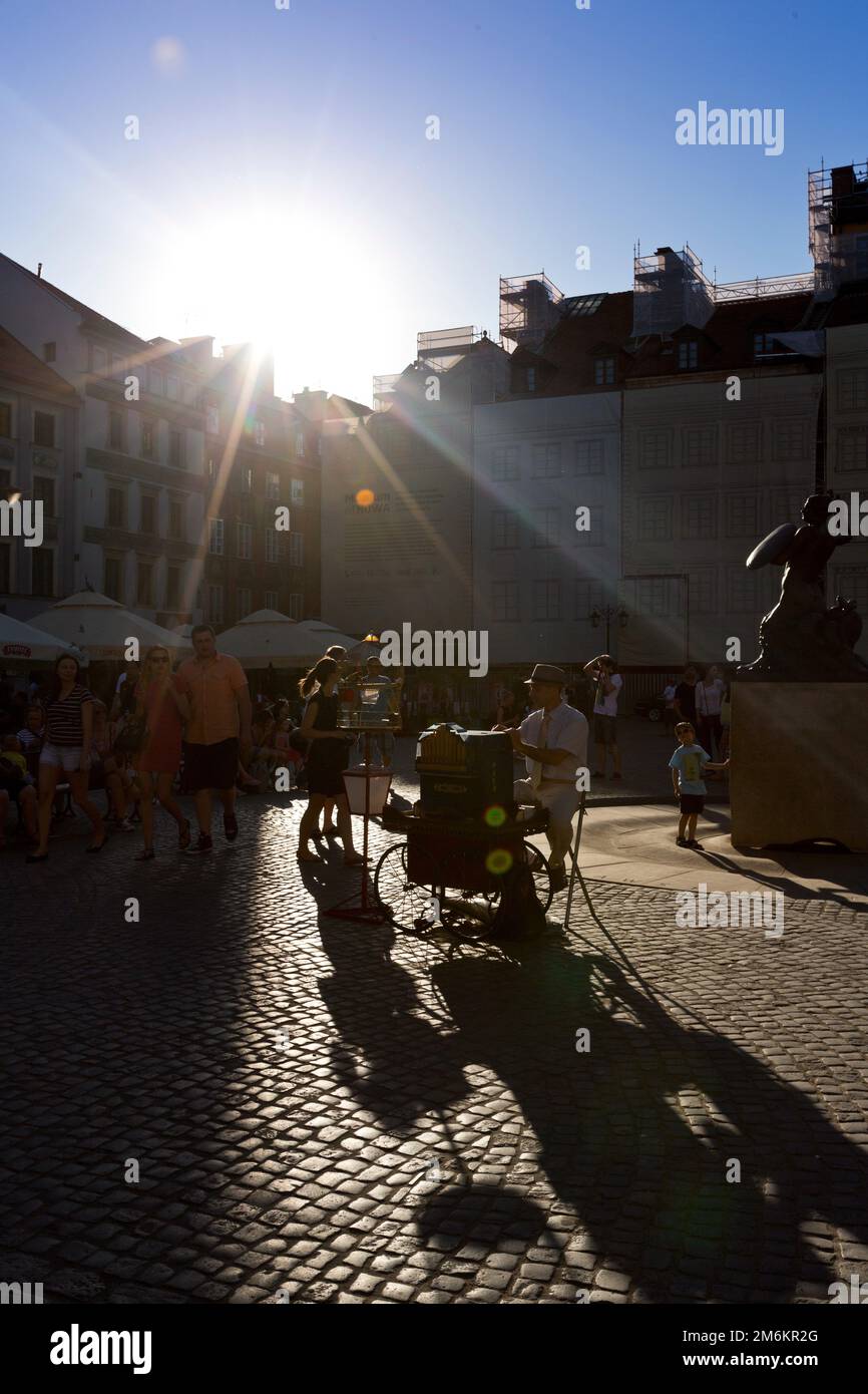 The old city landscape Warsaw, Poland Stock Photo - Alamy