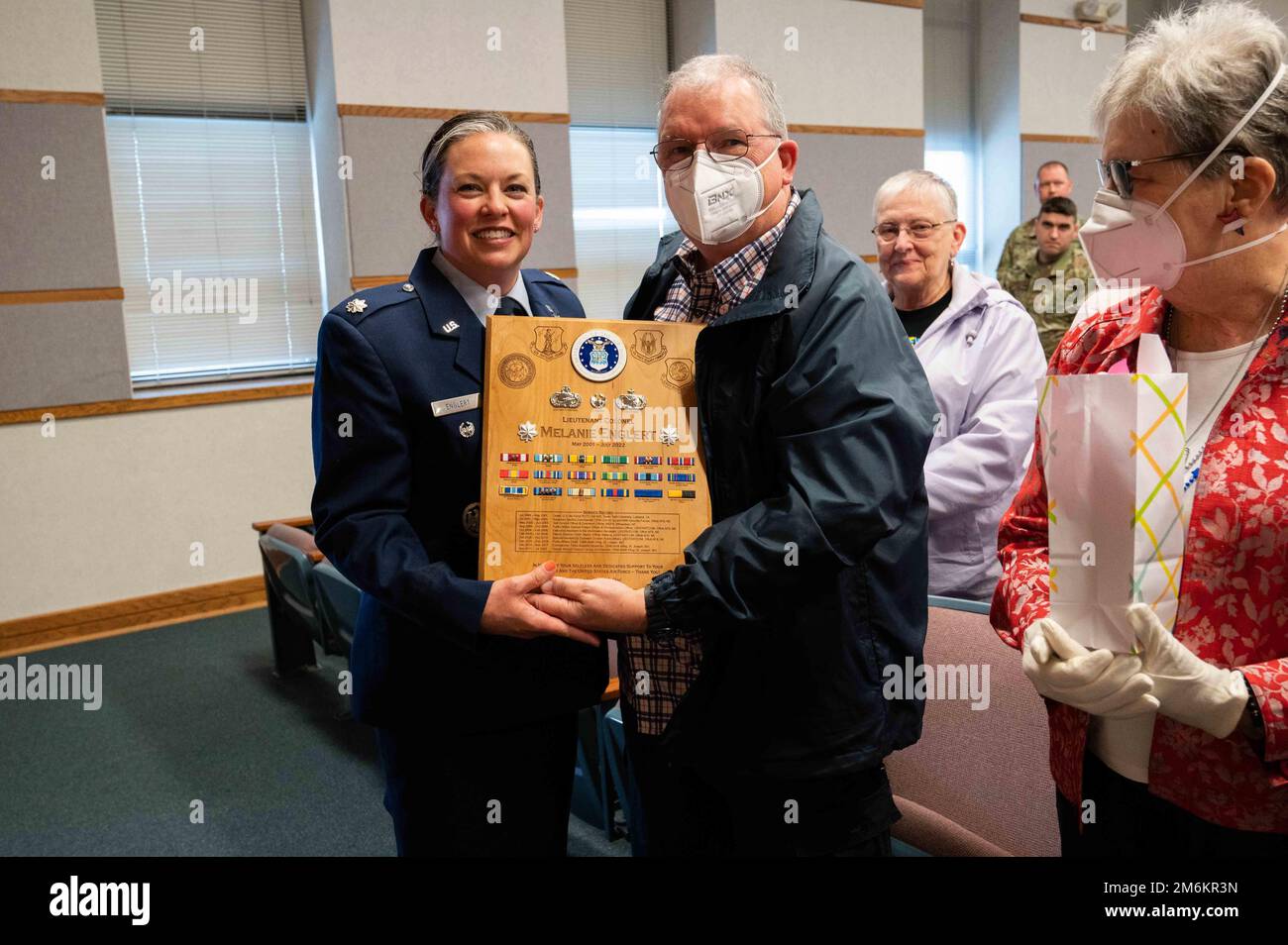 Newly retired U.S. Air Force Lt. Col. Melanie Englert, 139th Mission ...