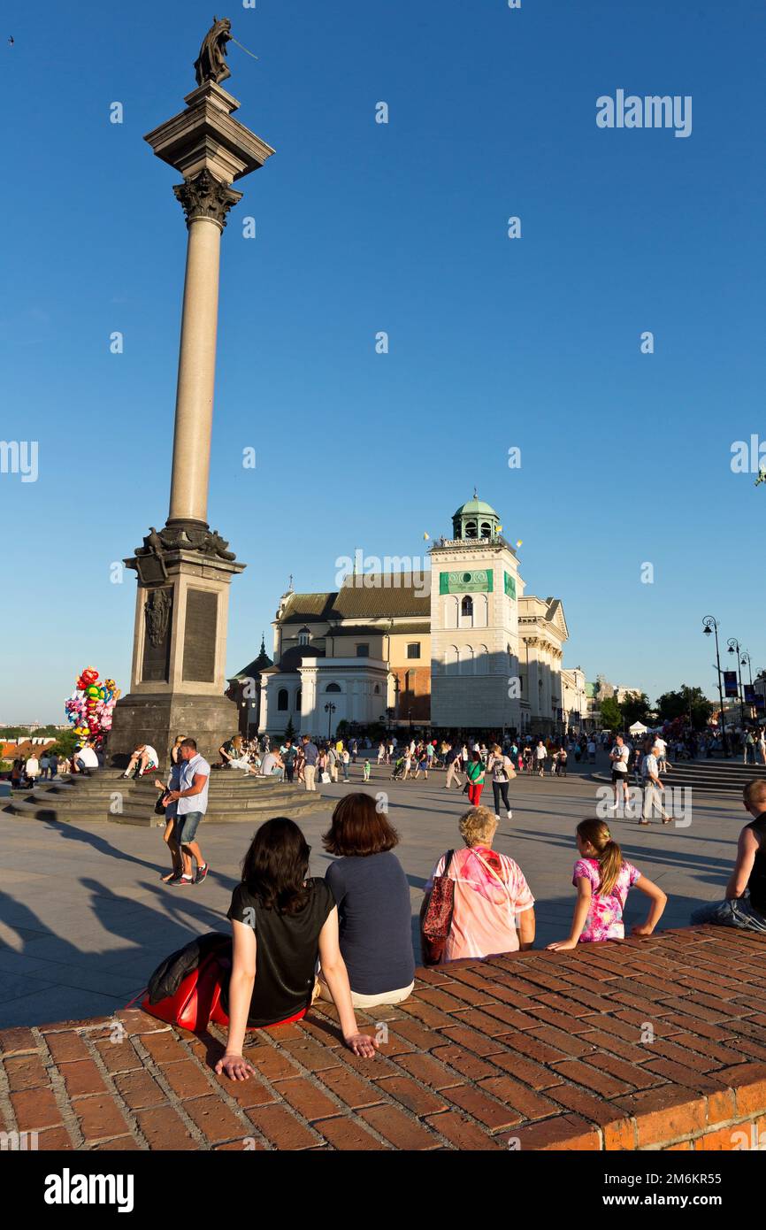 The old city landscape Warsaw, Poland Stock Photo - Alamy