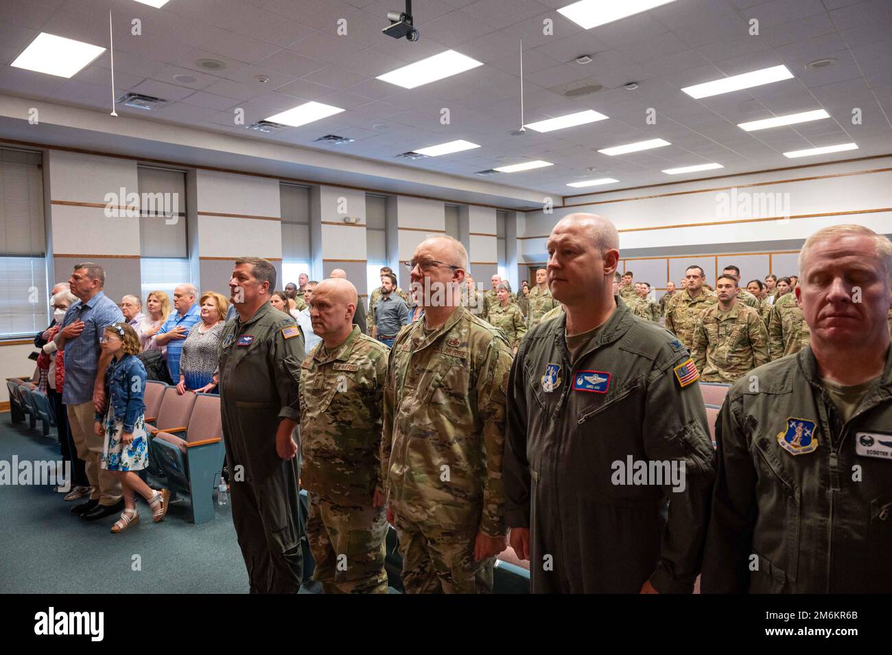 Family and friends of newly retired U.S. Air Force Lt. Col. Melanie ...