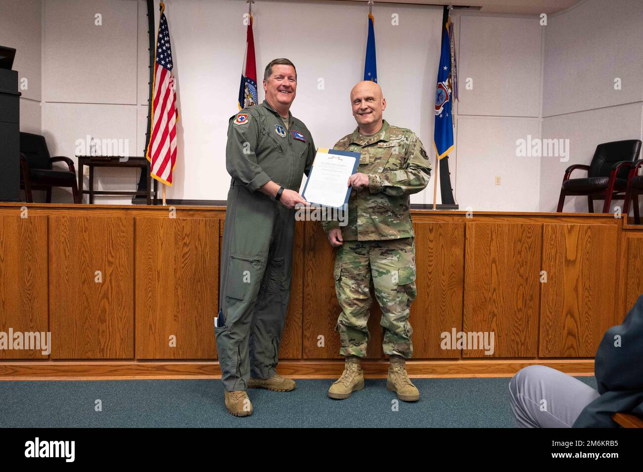 U.S. Air Force Chief Master Sgt. Thomas Triplett, command chief of the ...