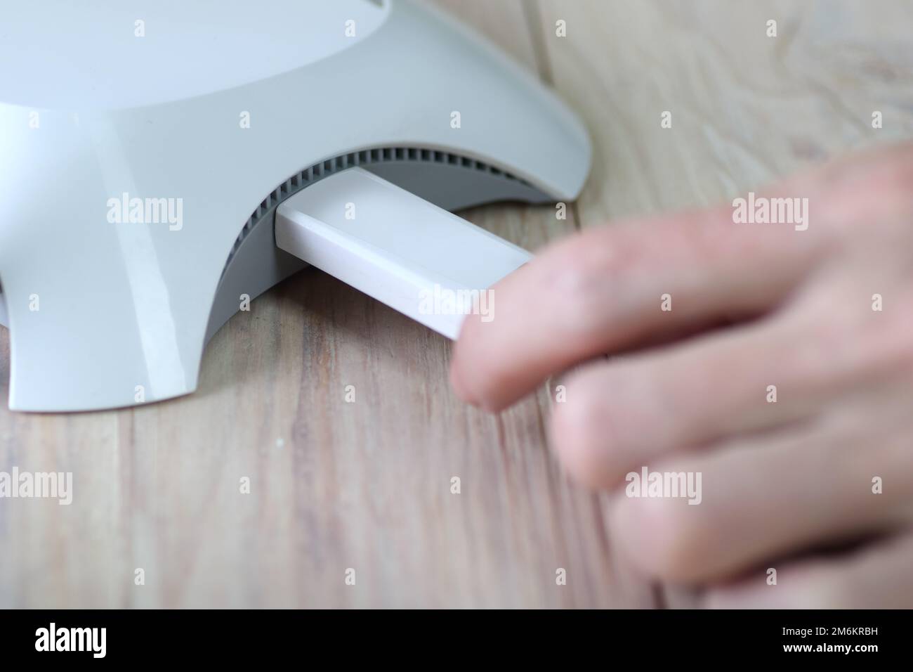 Inserted modem hi-res stock photography and images - Alamy