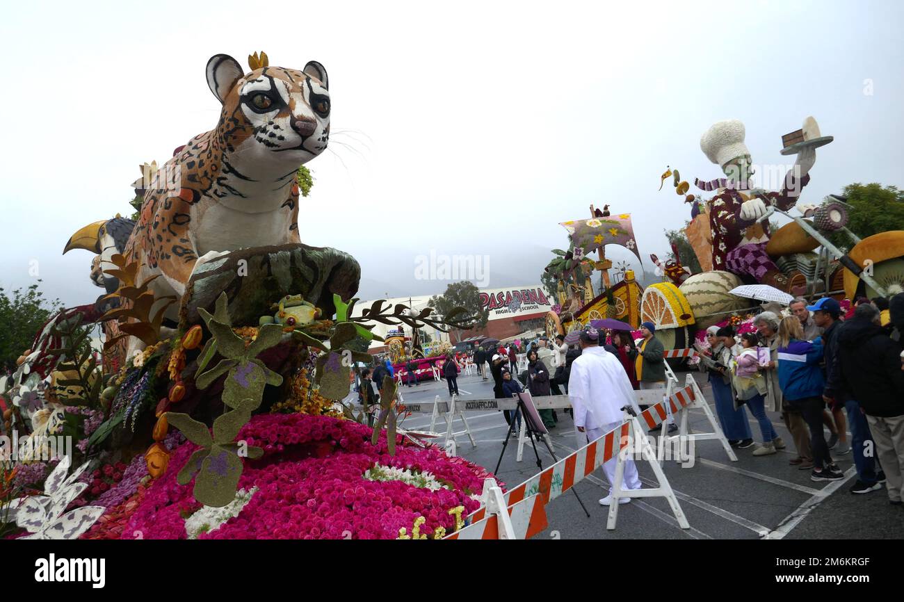 Pasadena, California, USA 3rd January 2023 Ocelot on Welcome to the ...