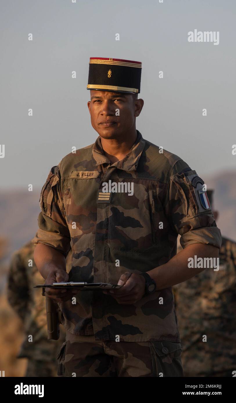 French Foreign Legionnaires Capt. Johannick Viller, the commander of ...
