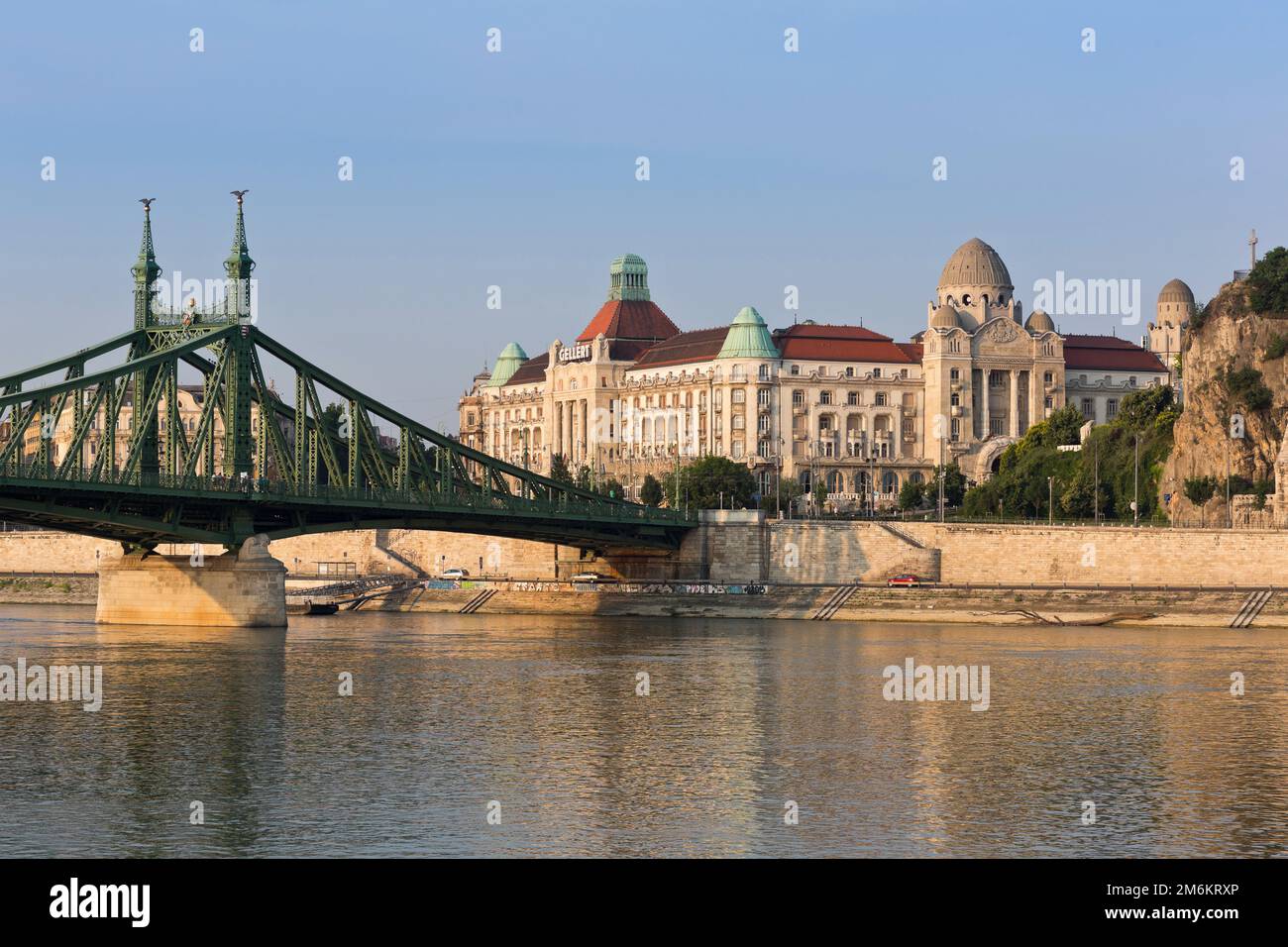 Budapest bridge of freedom Stock Photo - Alamy