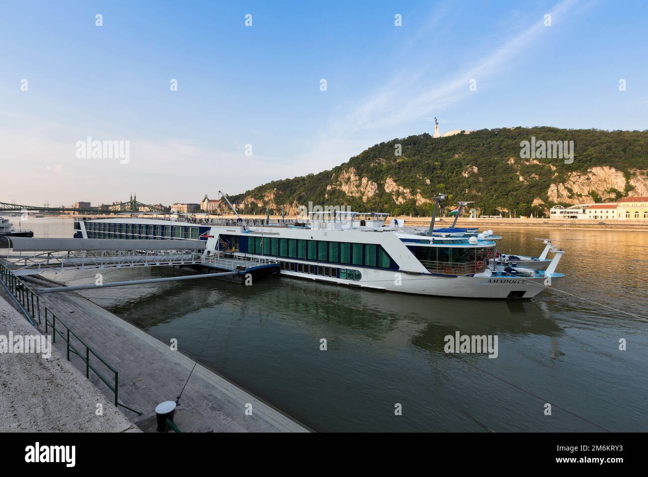 Budapest bridge of freedom Stock Photo - Alamy