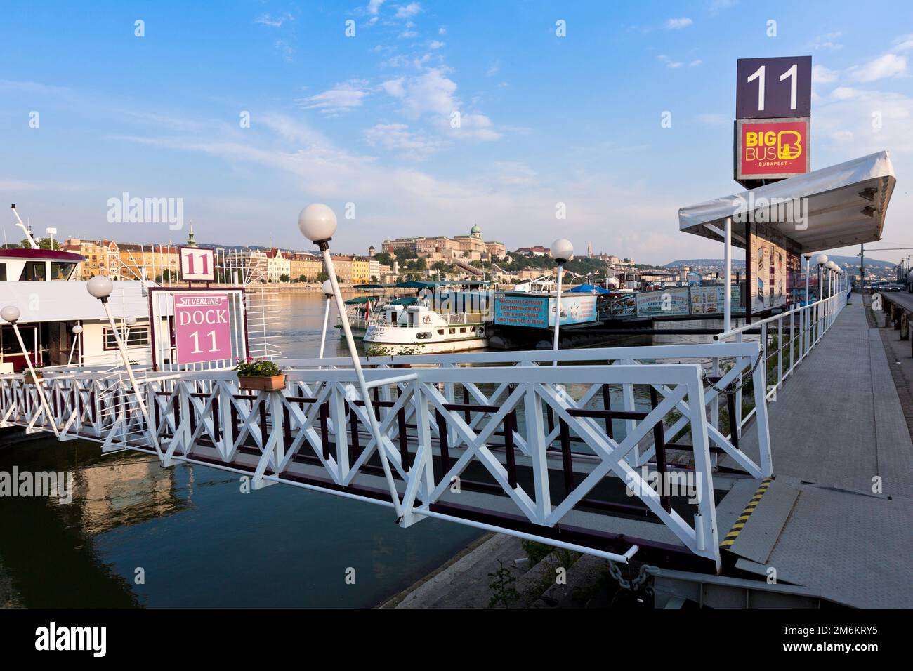 Elizabeth bridge and the Danube river in Budapest Stock Photo - Alamy