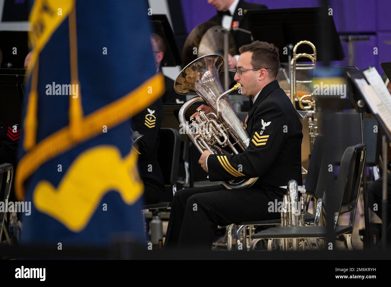 ANN ARBOR, Mich. (April 30, 2022) Musician 1st Class Robert Behrend ...