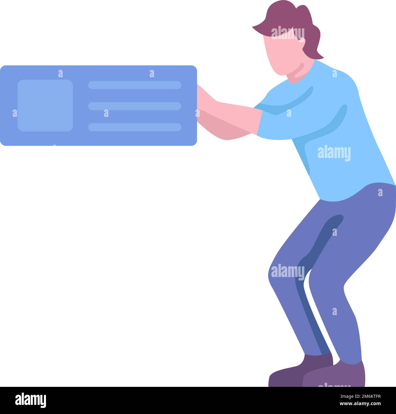 App prototype development icon man web designer Stock Vector Image ...