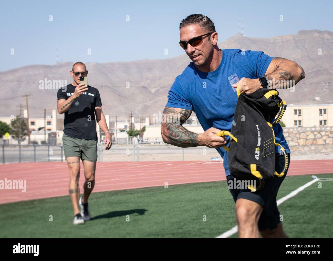 A U.S. Army Sergeants Major Academy Soldier on the move during FMWR’s ...