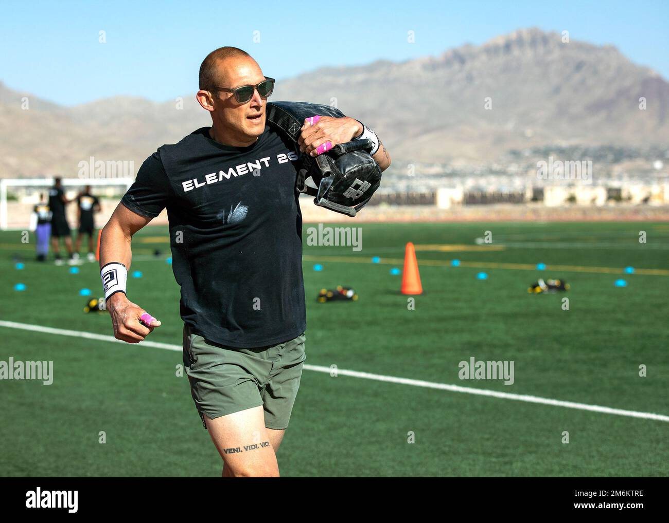Overall individual competition winner Master Sgt. Justin Kline, a U.S ...